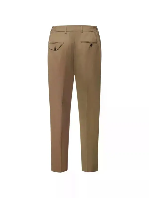 BE ABLE New Riccardo Pleated Straight-leg Trousers