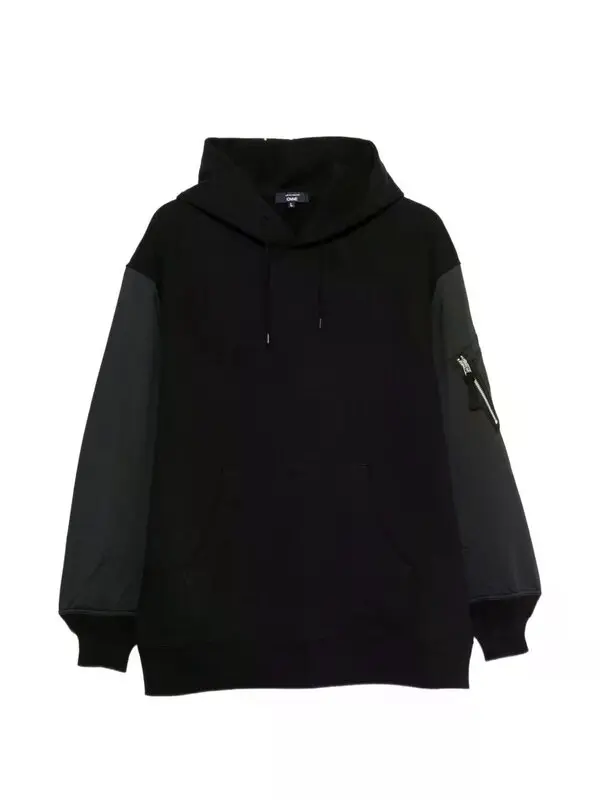 Comme Des Garçons Zip-pocket Panelled Hoodie