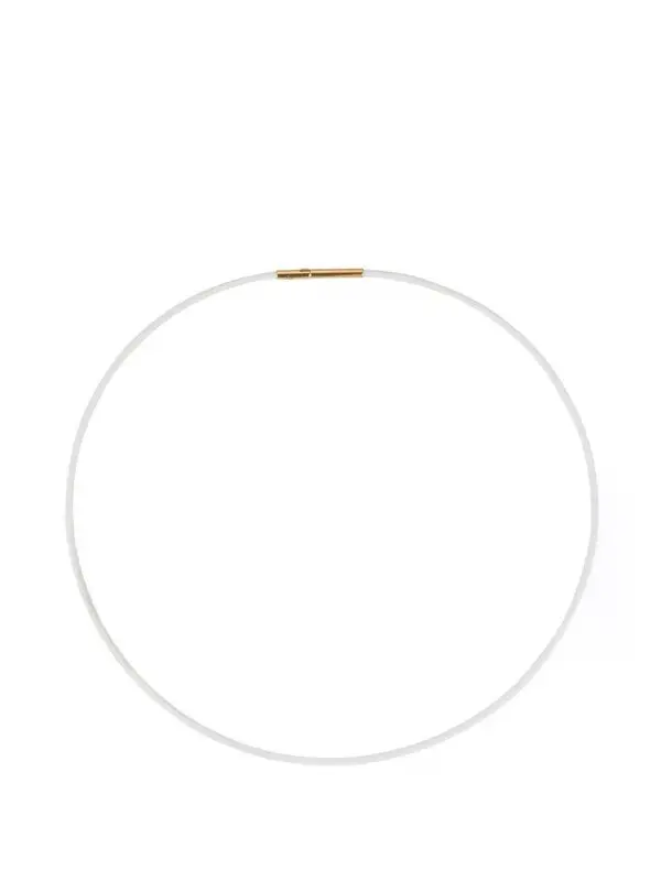 DANA REBECCA DESIGNS Silicone Cord Necklace - Gold