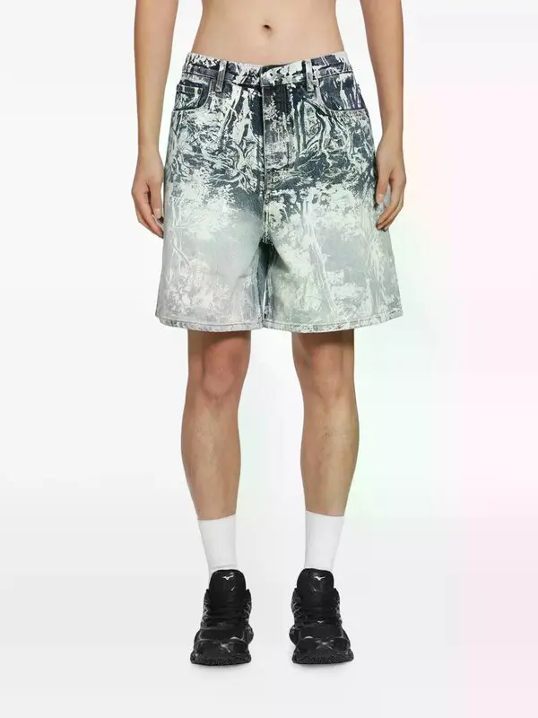Off-White City Nature Denim Shorts