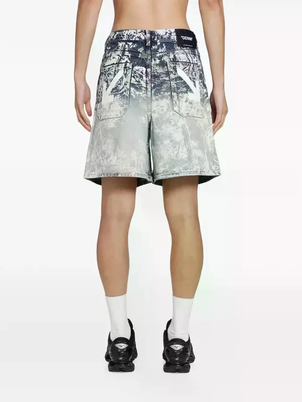 Off-White City Nature Denim Shorts