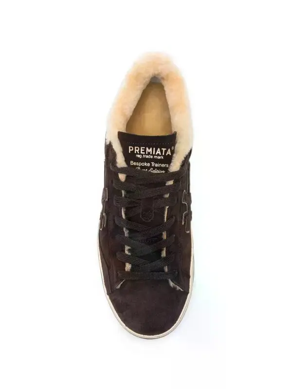 Premiata Steven Shearling-lined Sneakers