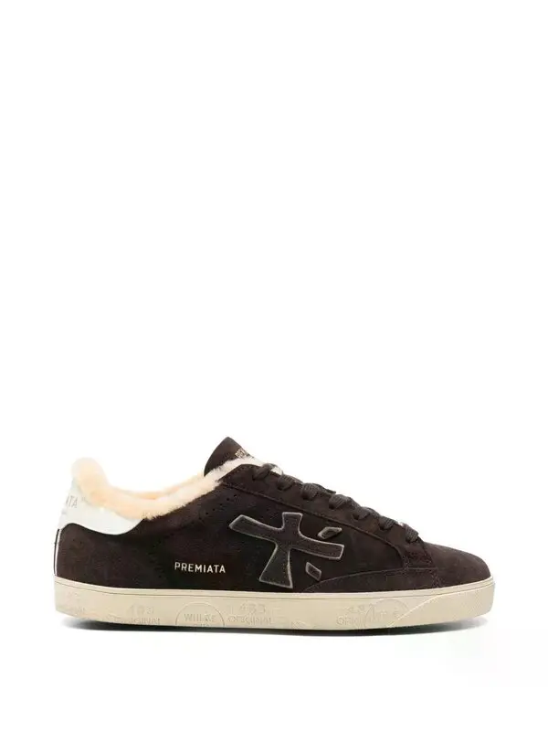 Premiata Steven Shearling-lined Sneakers