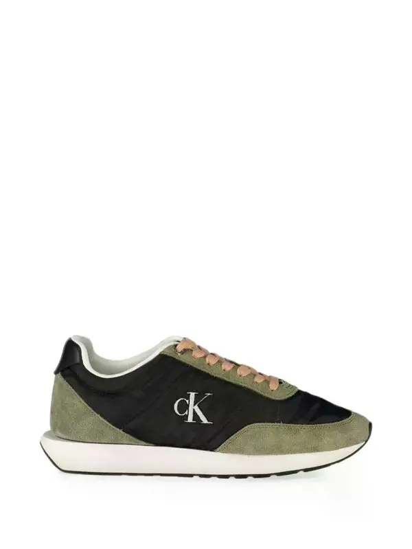 Calvin Klein Panelled Sneakers - Black