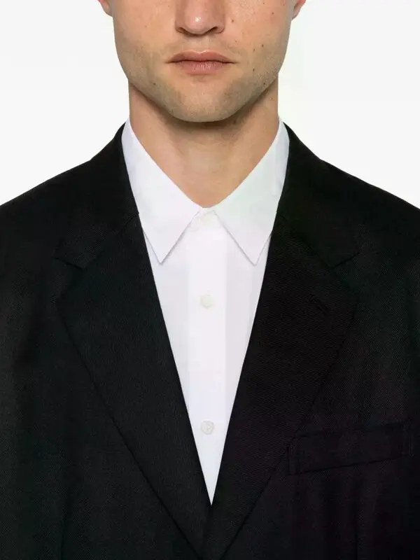 Comme Des Garçons Notched-lapel Single-breasted Jacket