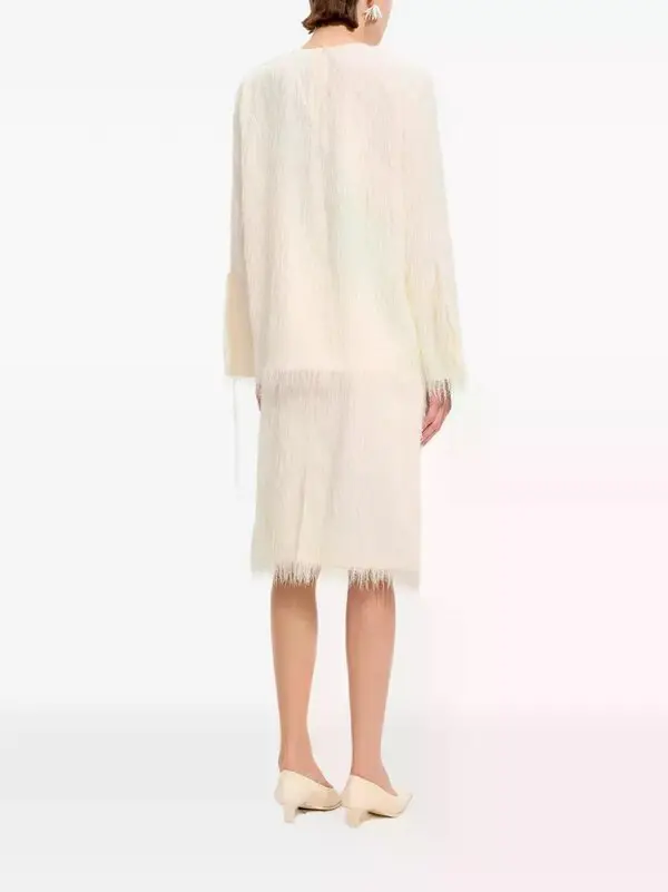 JNBY Fringe-jacquard Long-sleeve Top