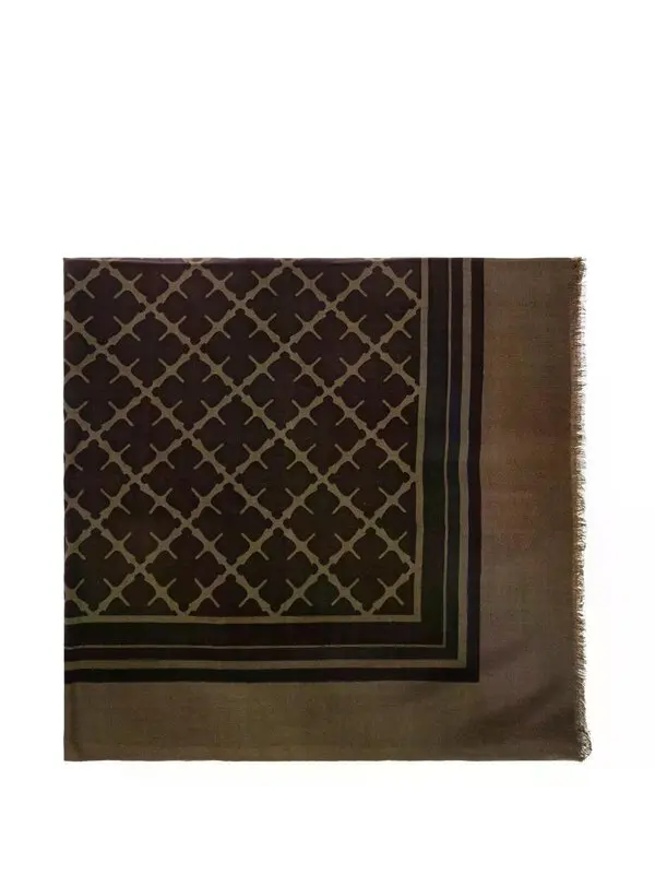 BY MALENE BIRGER Cornelis Monogram-pattern Scarf - Brown