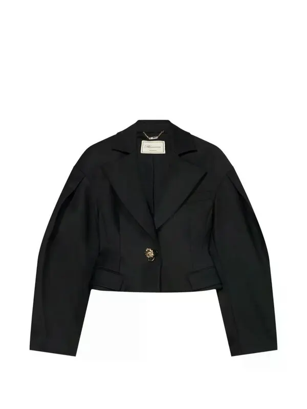Blumarine Balloon-sleeve Cropped Jacket