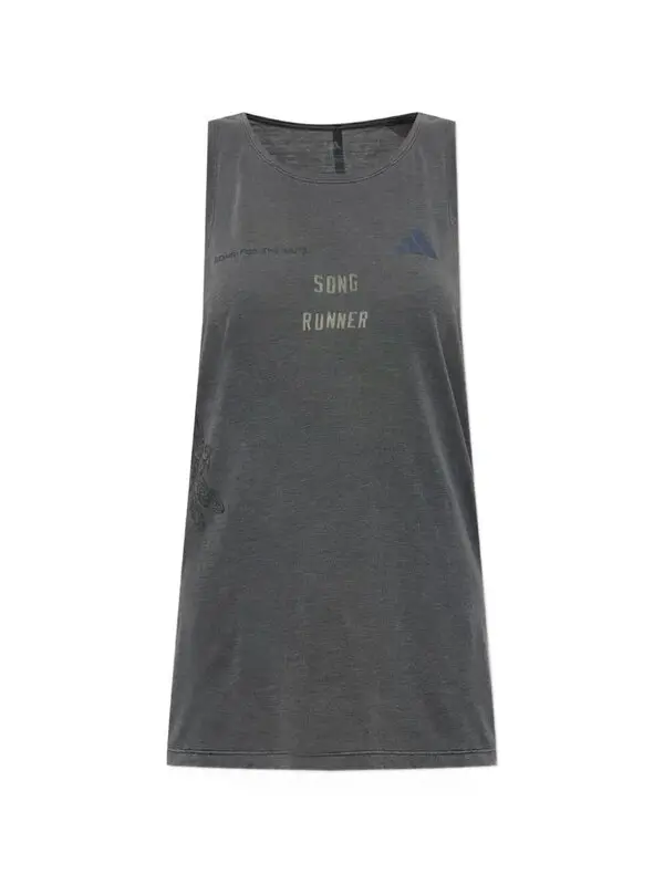 Adidas X Song For The Mute Graphic-print Tank Top - Grey