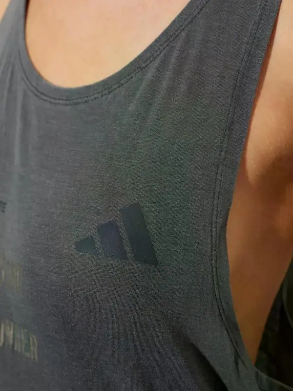 Adidas X Song For The Mute Graphic-print Tank Top - Grey