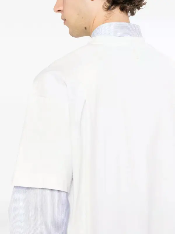 ADER ERROR Logo-patch Pleated T-shirt
