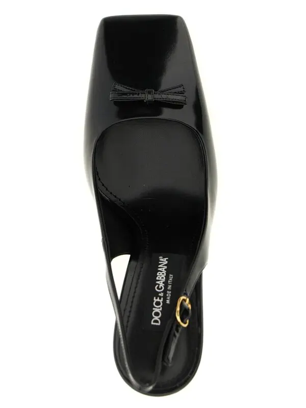 Dolce & Gabbana Schiffer' Slingback - Black