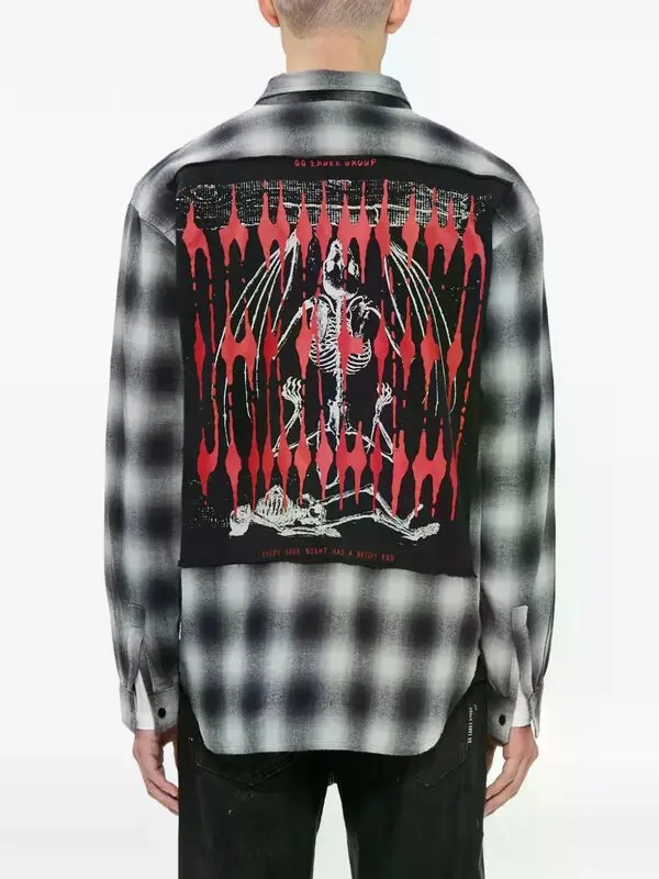 44 LABEL GROUP Check-print Shirt