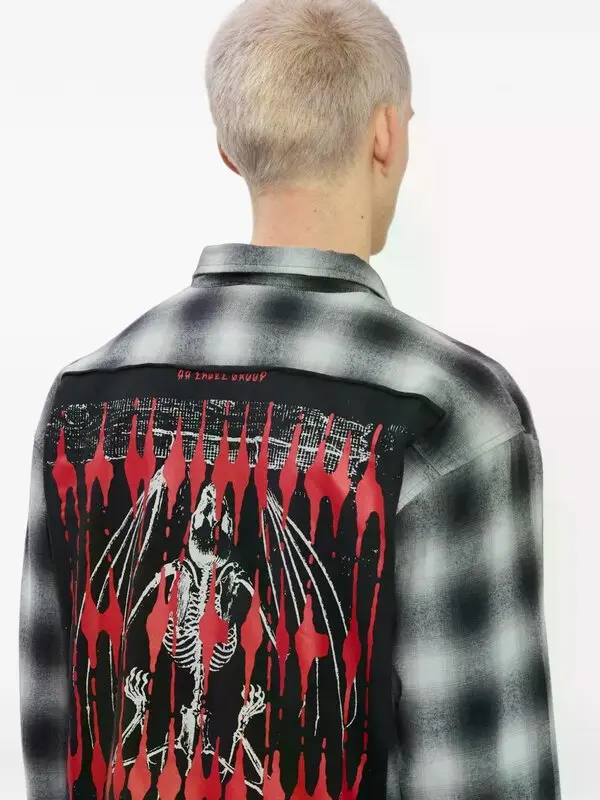 44 LABEL GROUP Check-print Shirt
