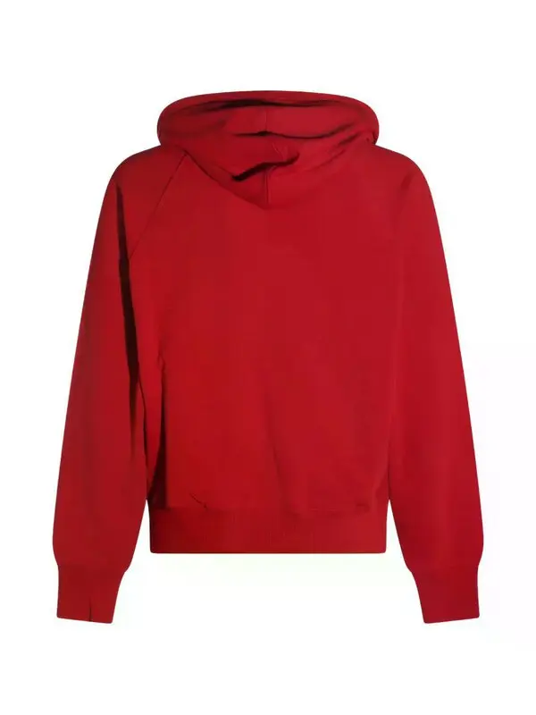 AMI Paris Cotton Hoodie With Embroidery