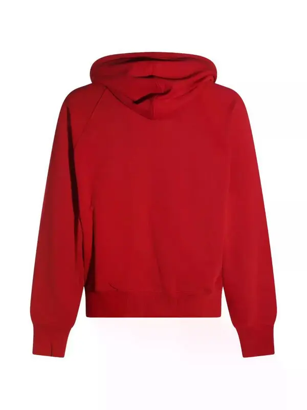 AMI Paris Cotton Hoodie With Embroidery