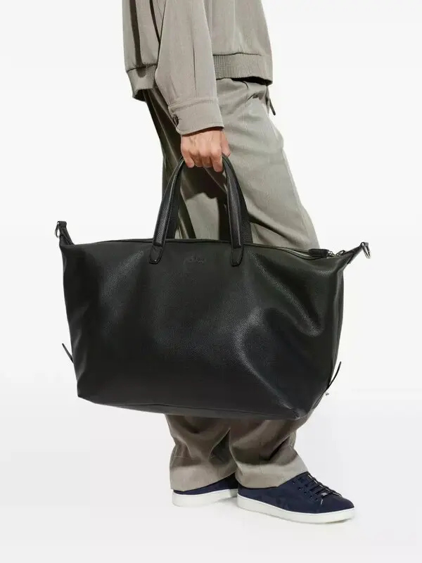 Brioni Grained Leather Holdall