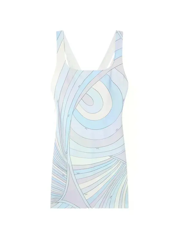 Emilio Pucci Iride Print Jersey Mini Dress