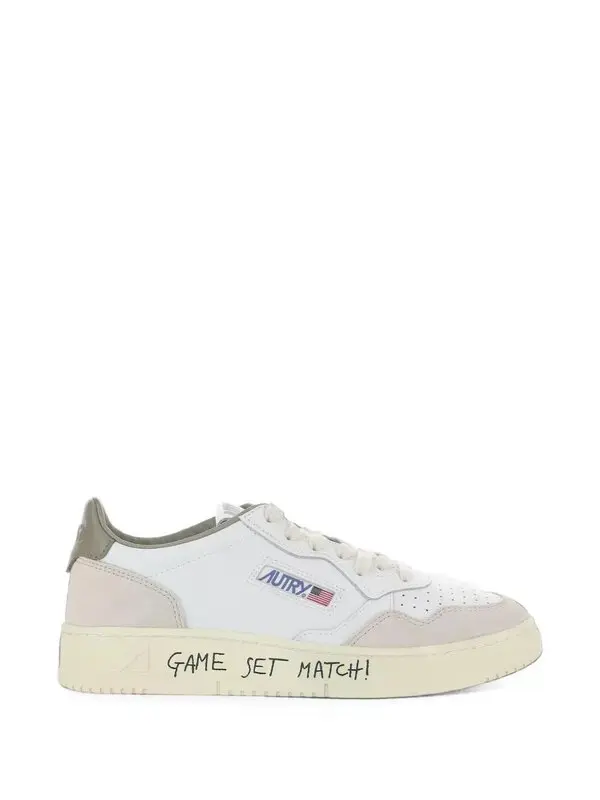 AUTRY Medalist Suede-panel Sneakers