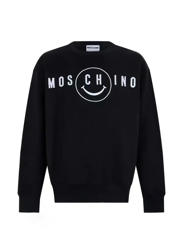 Moschino Graphic-print Sweatshirt - Black
