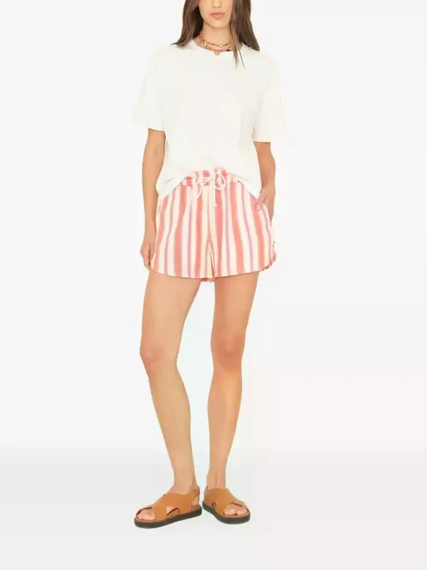Xirena Starla Striped Cotton Shorts