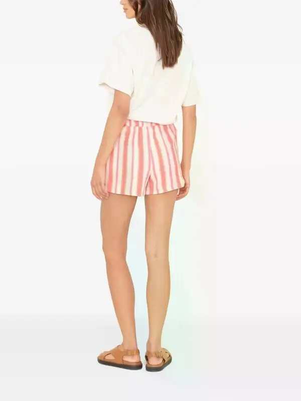 Xirena Starla Striped Cotton Shorts