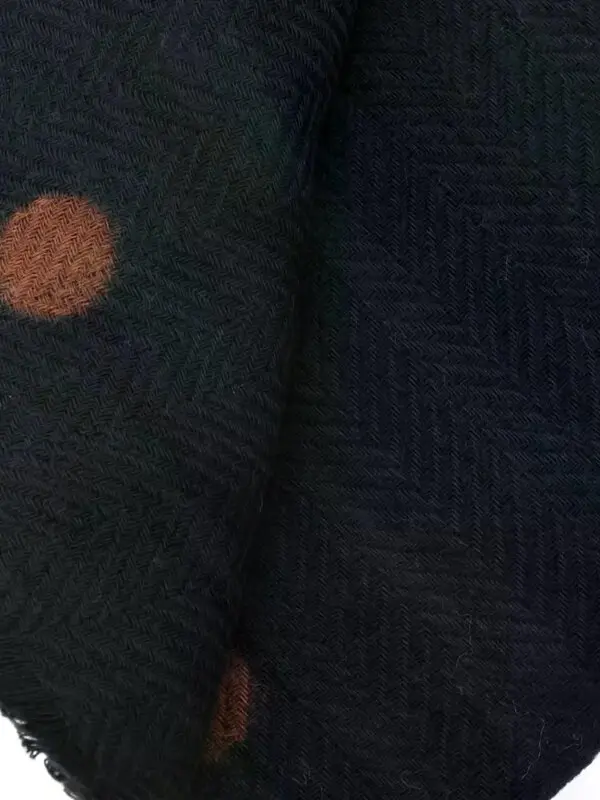 Altea Polka-dot Herringbone Scarf
