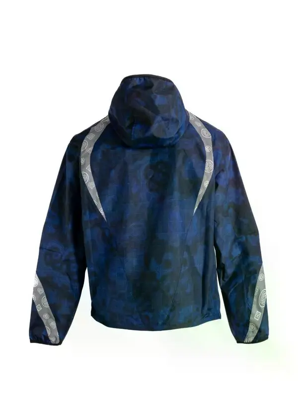Casablanca Heatmap-print Hooded Jacket - Blue