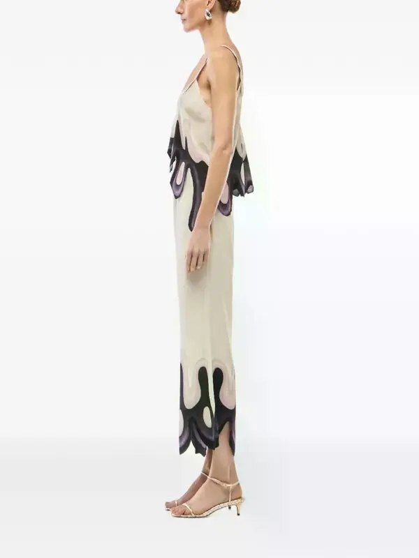 YUKIO Pantera Wave Printed Top