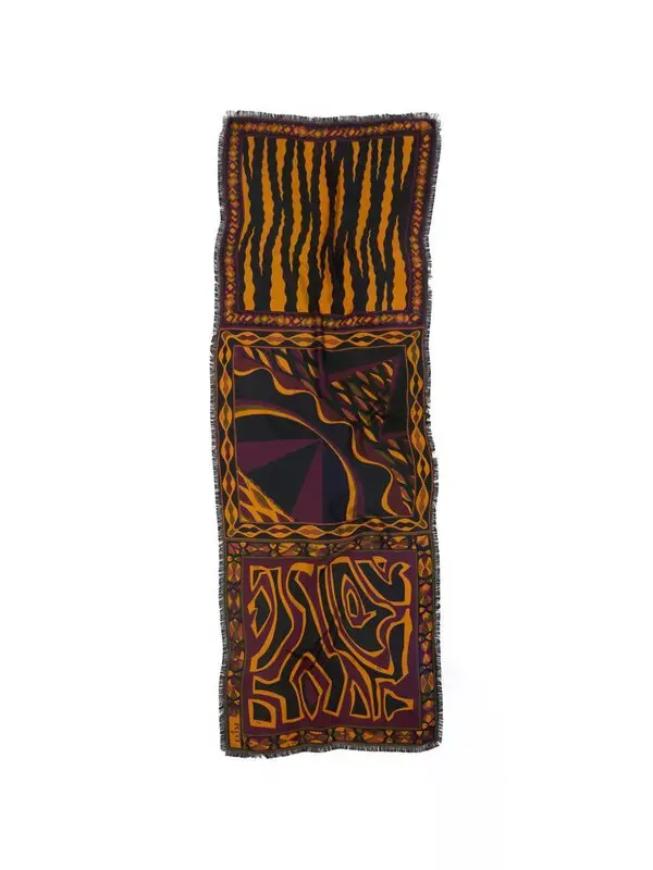 Emilio Pucci Mixed Print Silk Stole