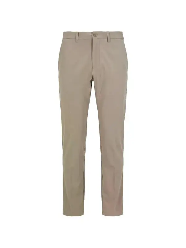 BOSS Logo-print Tailored Trousers - Neutrals