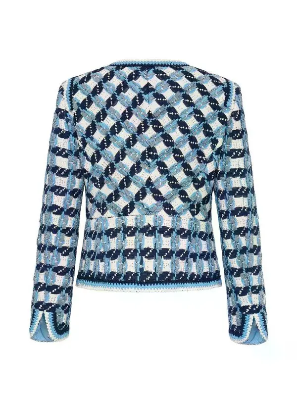 MAISON COMMON Striped Tweed Jacket