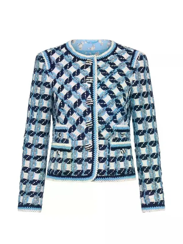 MAISON COMMON Striped Tweed Jacket