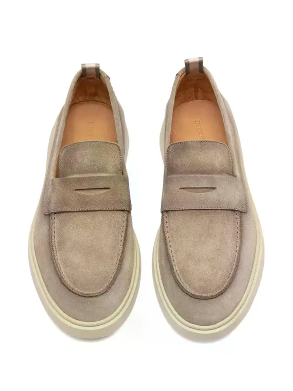 Officine Creative Bones 001 Suede Loafers