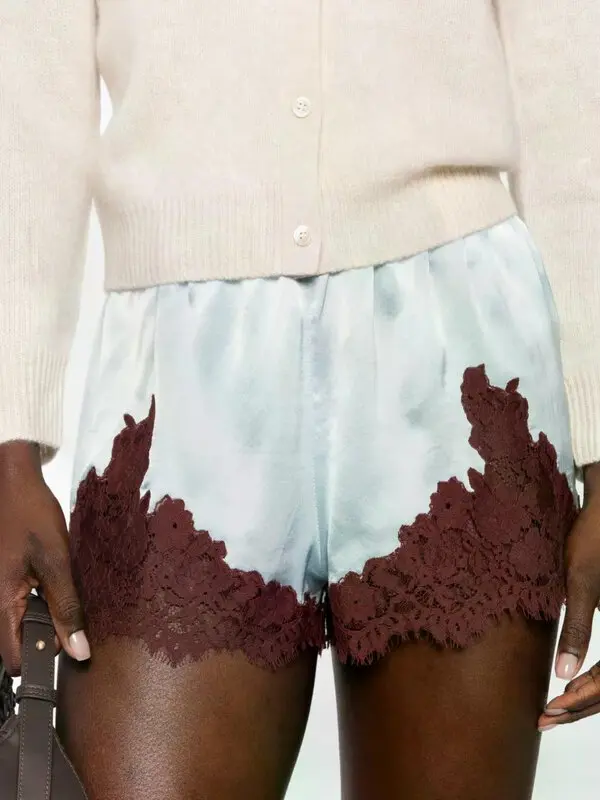 DÔEN Iona Lace-trim Shorts