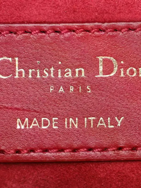 Dior 2015-2026 Mini Lambskin Cannage Lady Satchel