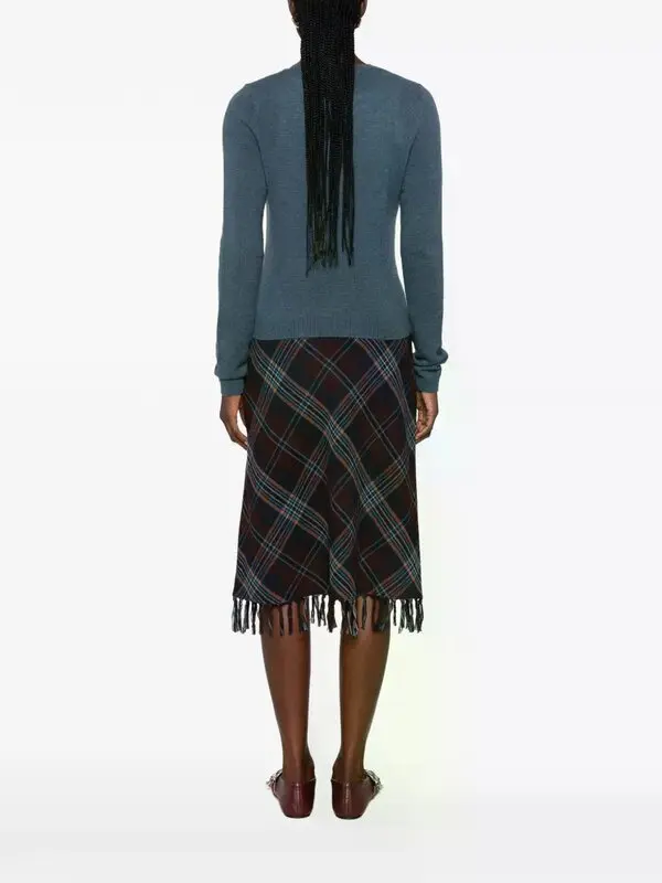 DÔEN Heath Buttoned Sweater - Blue