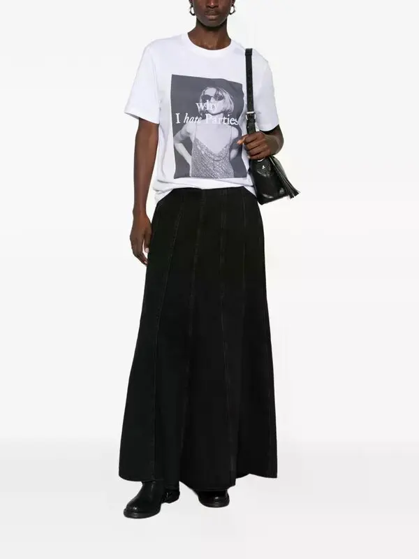 LEVI'S Panelled Denim Maxi Skirt
