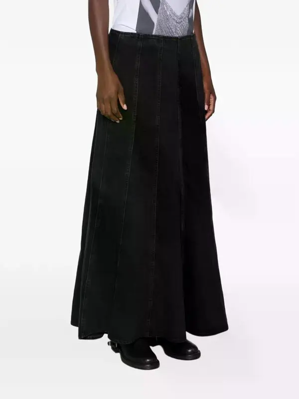 LEVI'S Panelled Denim Maxi Skirt