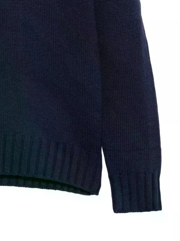 BALLANTYNE Ribbed-knit High-neck Sweater