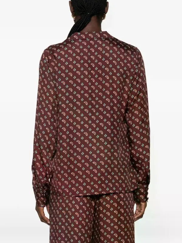 DÔEN Rania Paisley-print Shirt