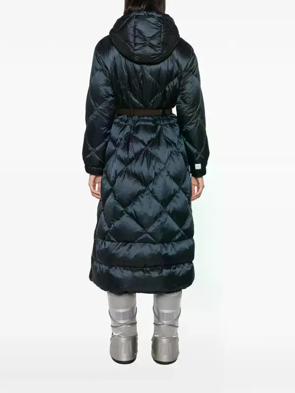 Max Mara Quilted Hooded Coat