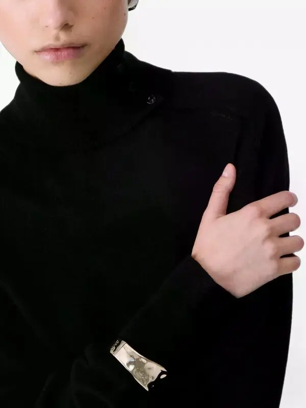 Liu Jo Wool Turtleneck With Bracelet