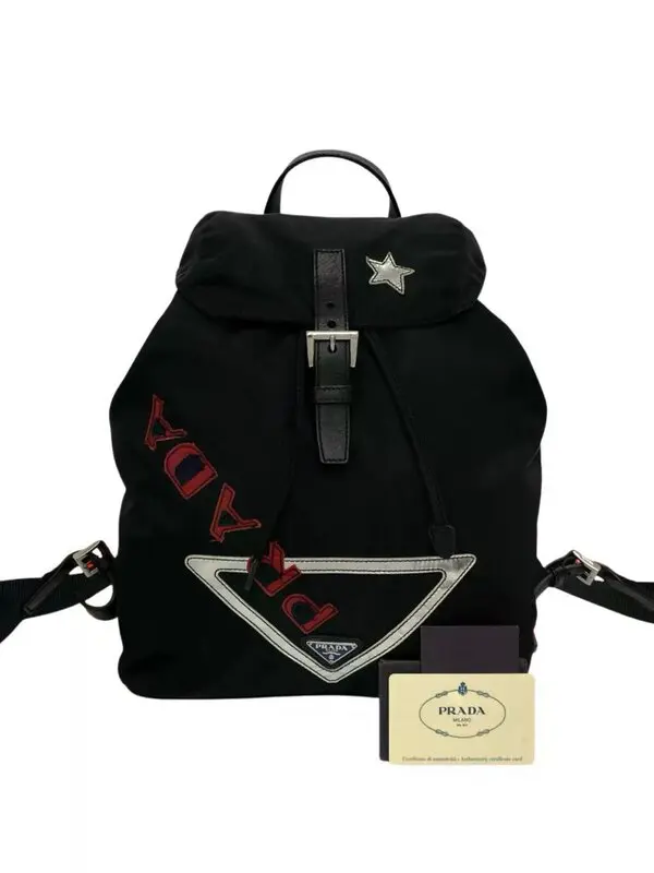Prada 2000-2013 Tessuto Logo Backpack