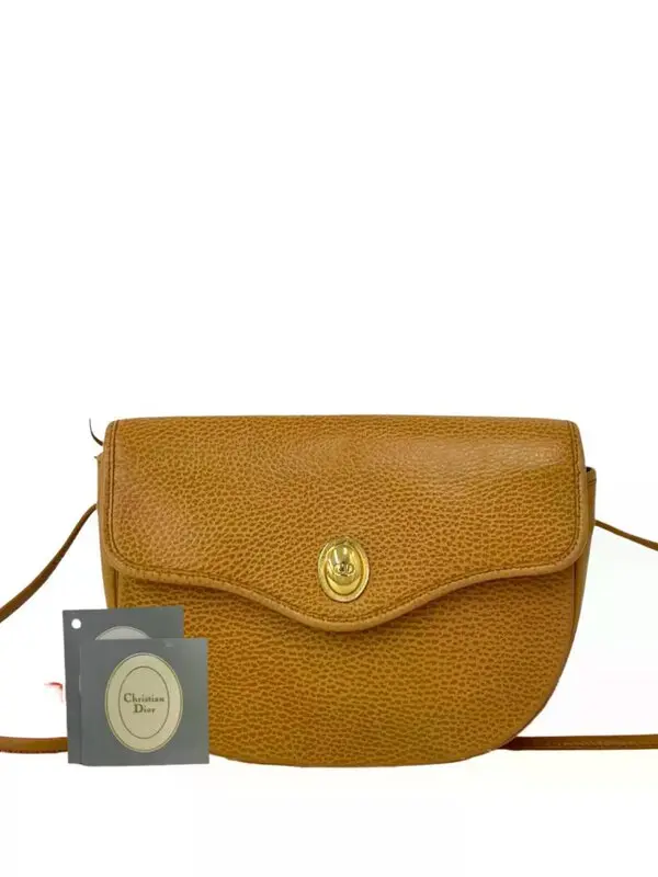 Dior 20th Century Pebbled Leather Crossbody Bag