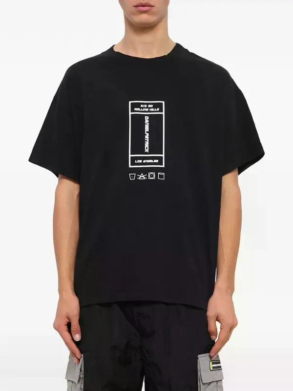 DANIEL PATRICK Rolling Hills Logo-print T-shirt