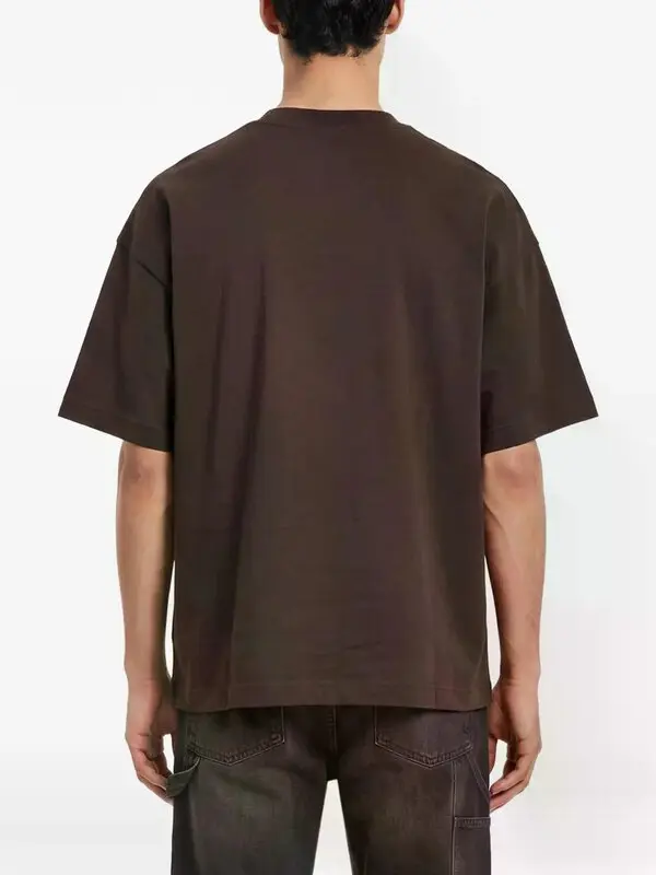 Carhartt Work In Progress Signature Script Logo-embroidered T-shirt - Brown