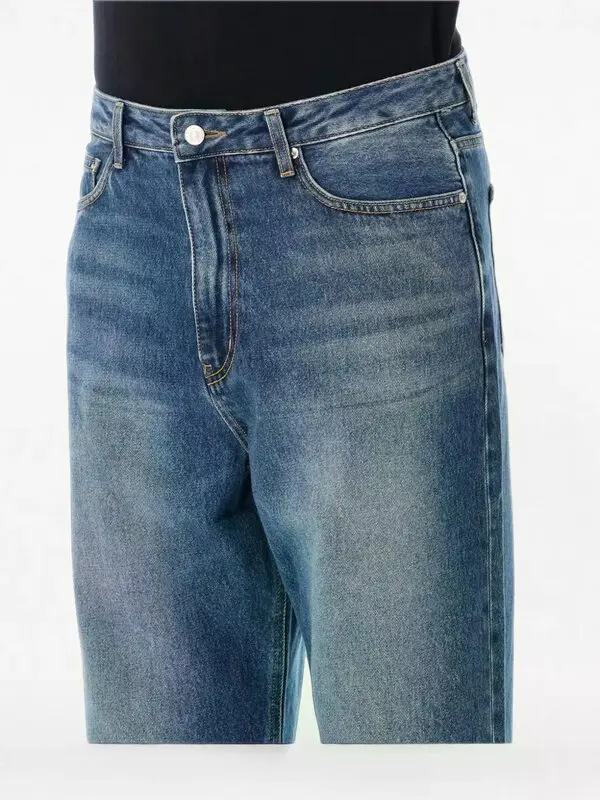 DUNST Faded Straight-leg Jeans