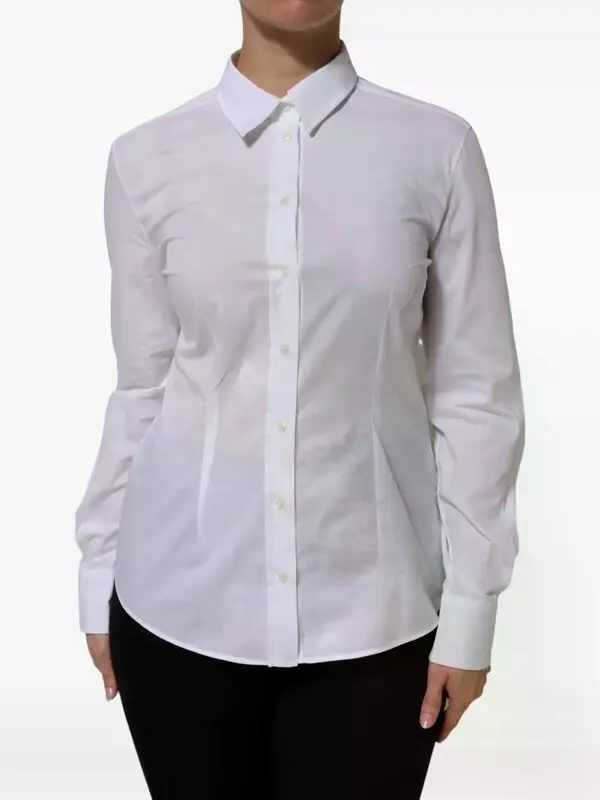 Dolce & Gabbana Point-collar Long-sleeve Shirt