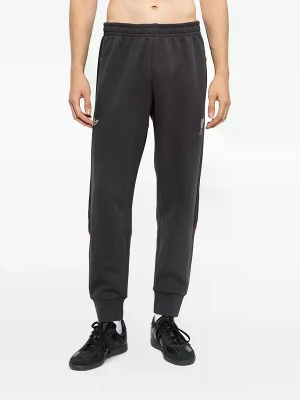Adidas Logo-embroidered Track Pants